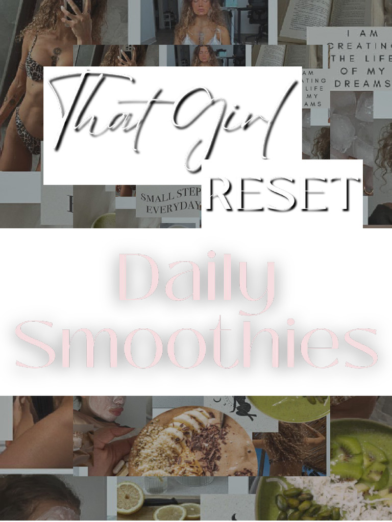 Smoothies | PDF | Smoothie | Meal