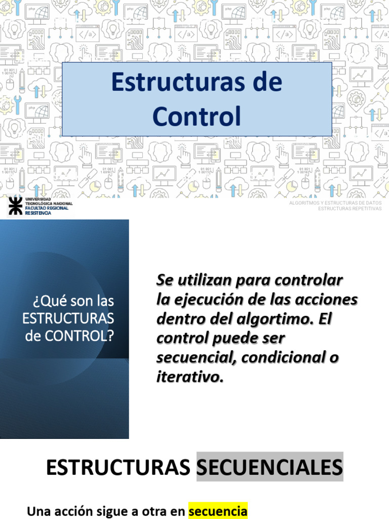 Estructuras de Control en Algoritmos | PDF | Algoritmos | Lógica matemática