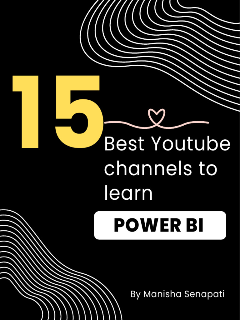 Top 15 YouTube Channels for Power BI | PDF | Analytics | Data Analysis