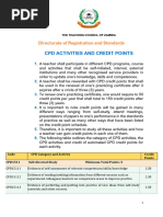 CPD Form | PDF | Lecture | Professional Development