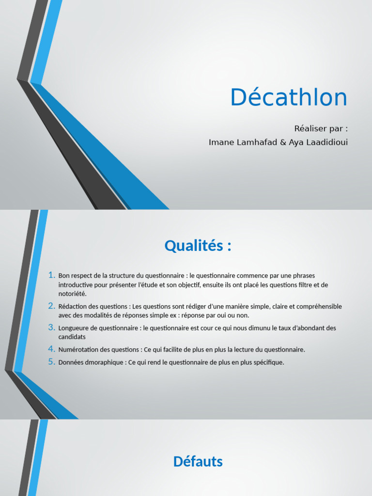 Cas Décathlon Ppt | PDF