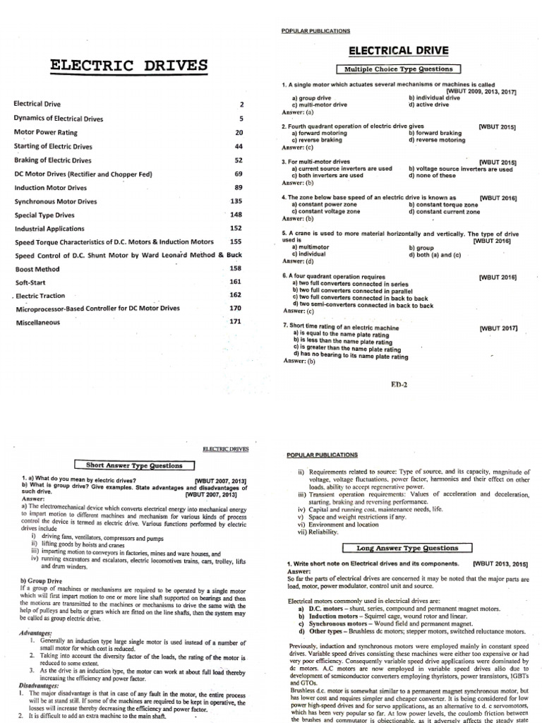 Electric Drives | PDF | Electric Motor | Power Inverter