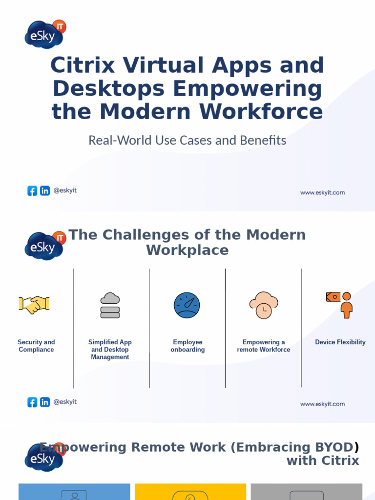 Citrix Virtual Apps for Remote Work Solutions | PDF | Cloud Computing | Citrix Systems
