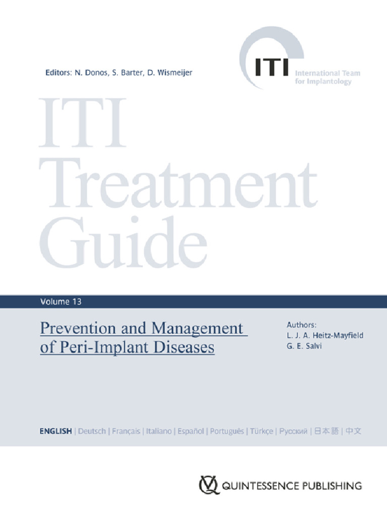 ITI Treatment Guide Volume 13 Prevention - and - Management - of - Peri ...