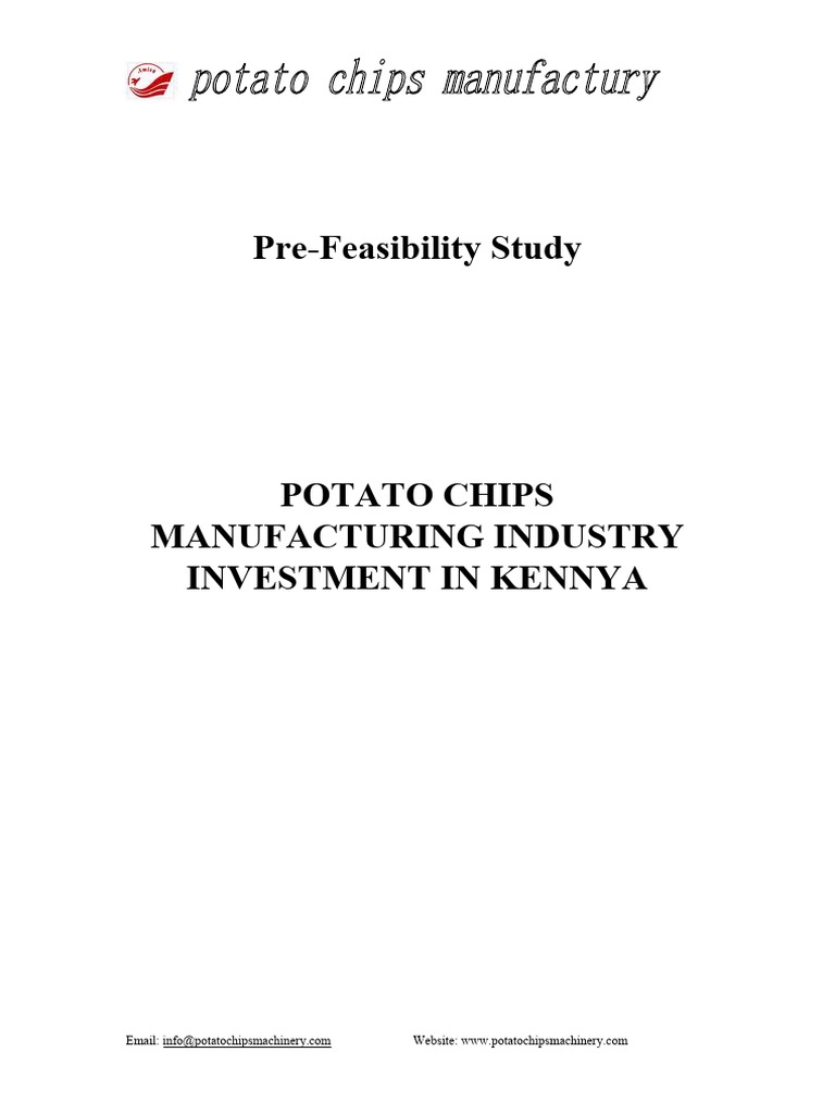 Pre-Feasibility Study | PDF | French Fries | Potato Chip