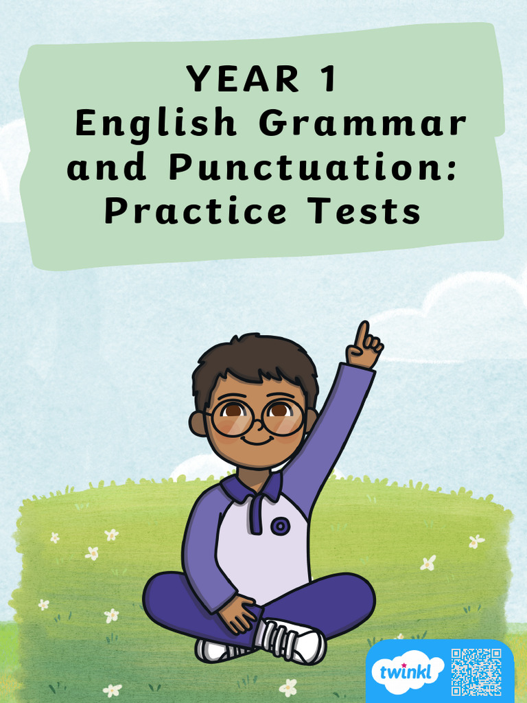 Year 1 English Grammar and Punctuation Practice Tests - Ver - 1 | PDF ...