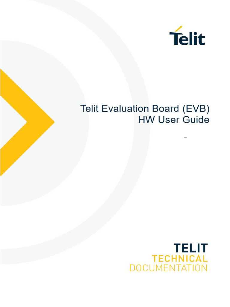 Telit EVB Hardware User Guide r3 | PDF | License | Battery Charger
