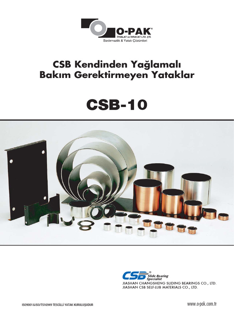 O PAK Yataklama CSB 10 | PDF