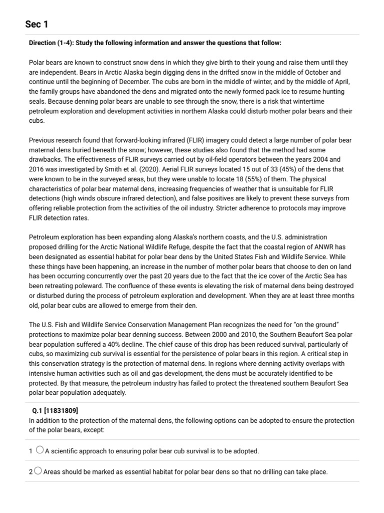 Aic Mock 2 Solution | PDF | Meritocracy | Polar Bear