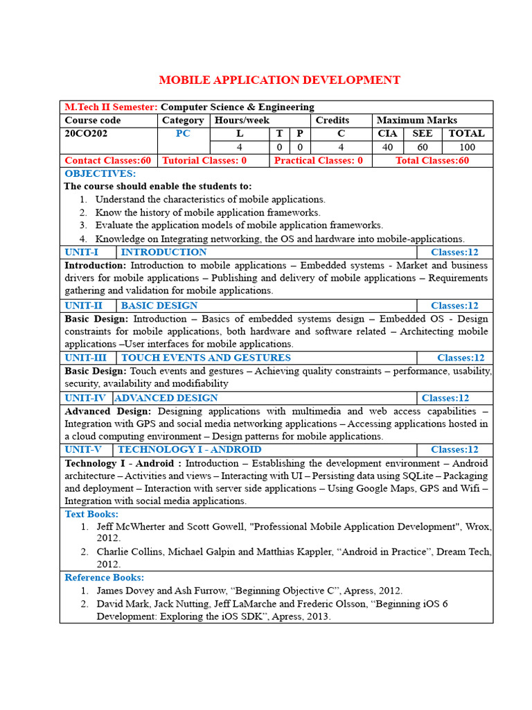 mobile application development | PDF | Application Software | Mobile App