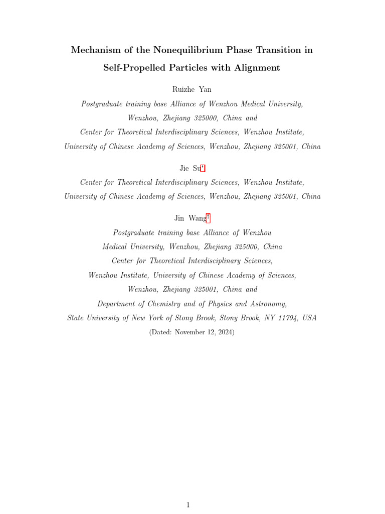 Mechanism of the Nonequilibrium Phase Transition i | PDF | Non Equilibrium Thermodynamics ...