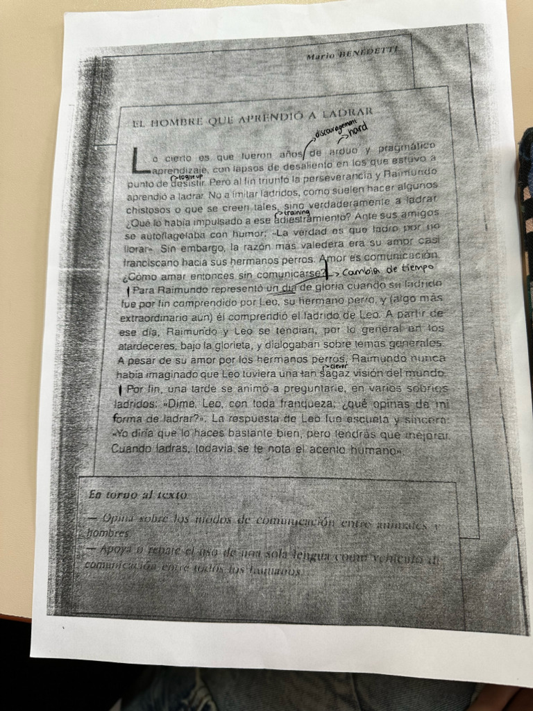 El Hombre Que Aprendió A Ladrar | PDF