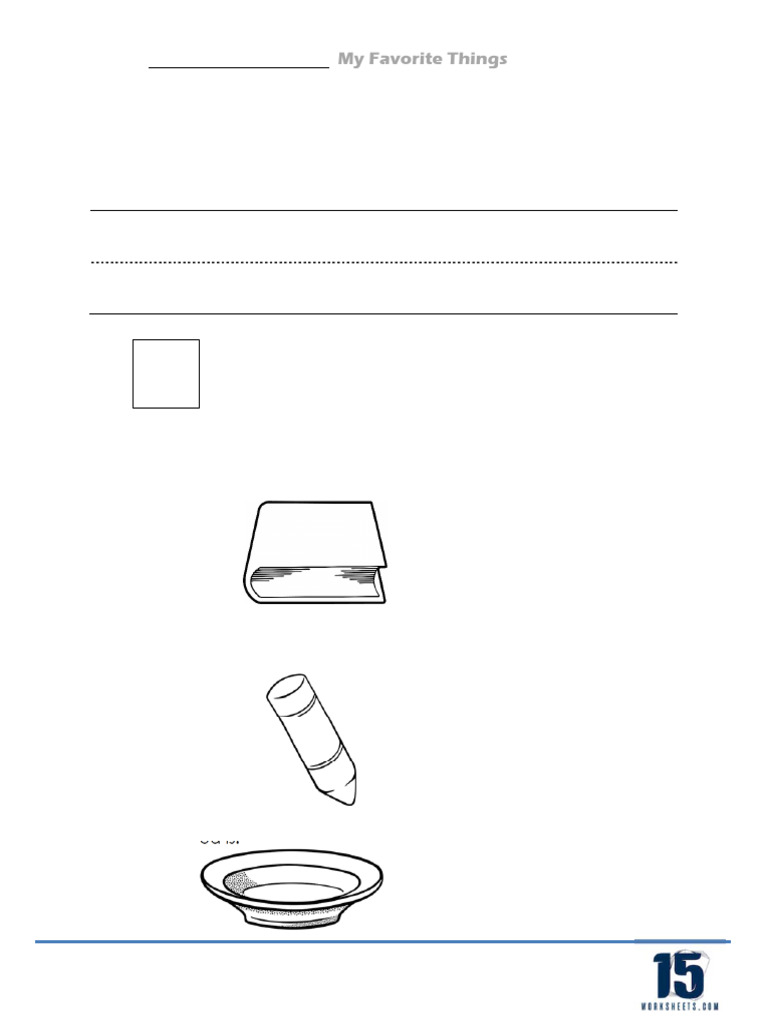 Favorite Things Writing #2 | PDF