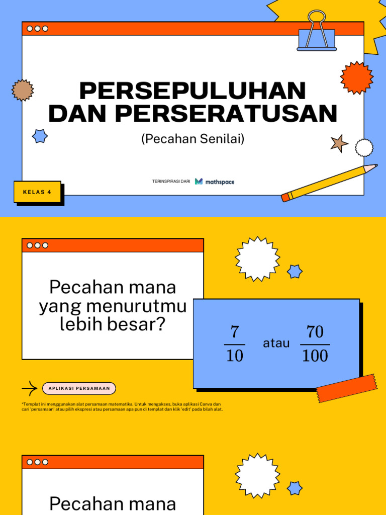 Video Edukasi Persepuluhan Dan Perseratusan (Pecahan Senilai) Gaya ...