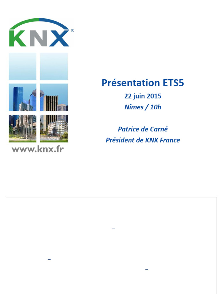 Introduction Et Presentation de KNX | PDF | Computer Science | Physical Layer Protocols