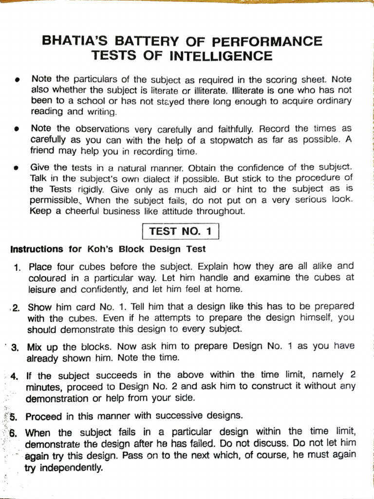 Bhatia - S Battery Manual | PDF