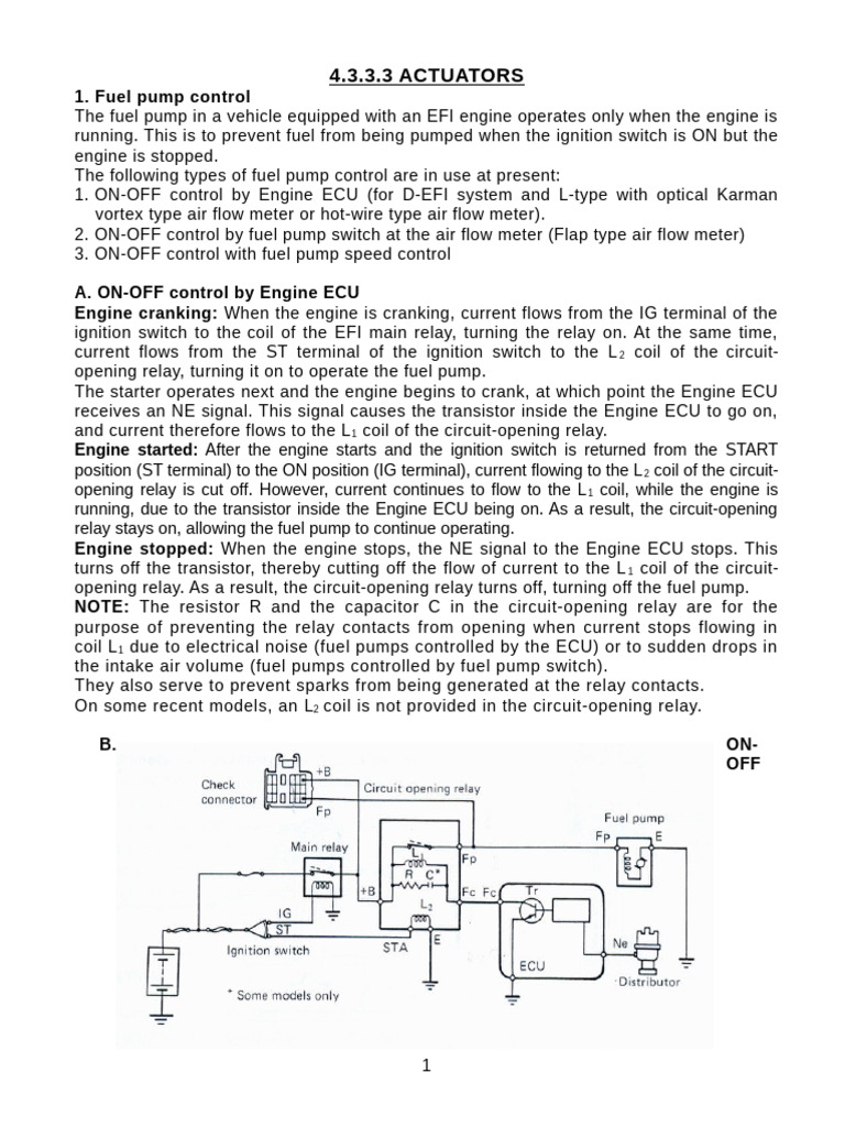 Chapter 4 (achuater) | PDF | Fuel Injection | Relay