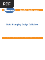 Stamping Design Guideline | PDF | Sheet Metal | Rolling (Metalworking)