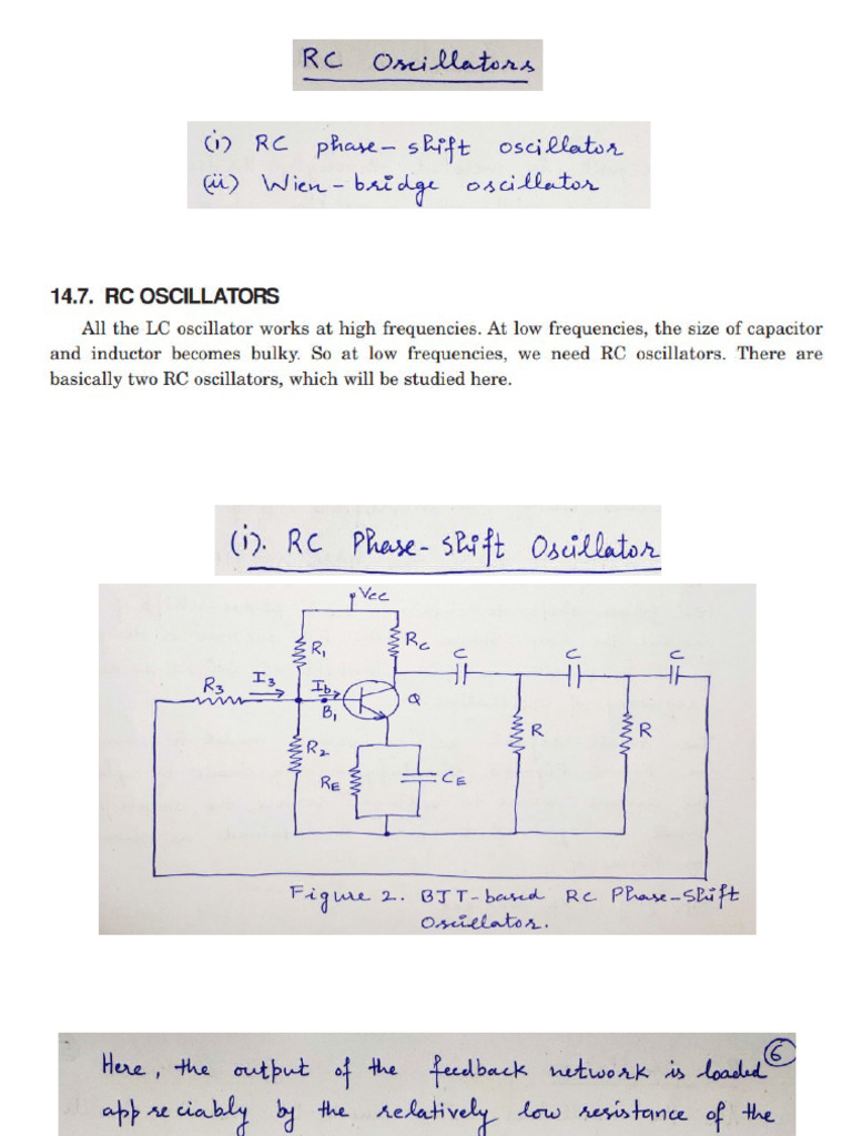 Lecture 14 AE_updated | PDF | Electronic Oscillator | Capacitor