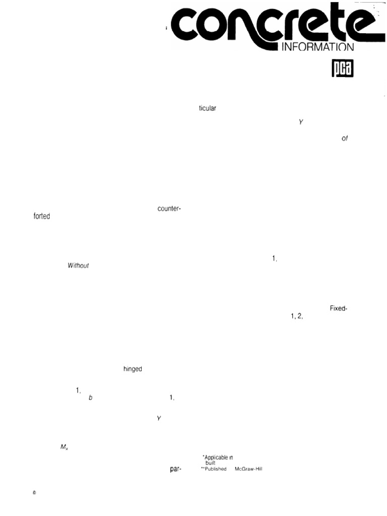 Rectangular Concrete Tanks 1961 | PDF | Cartesian Coordinate System ...