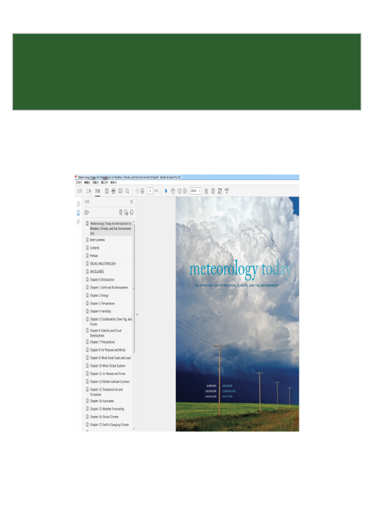 Full (Ebook PDF) Meteorology Today An Introduction To Weather, Climate ...