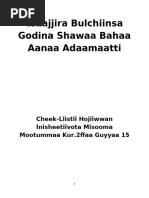 Uunkaa Boqonnaa | PDF
