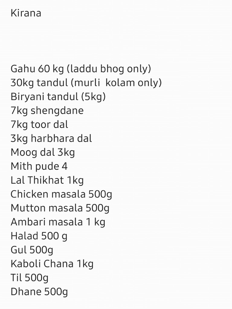 Revolution Mess Kirana | PDF