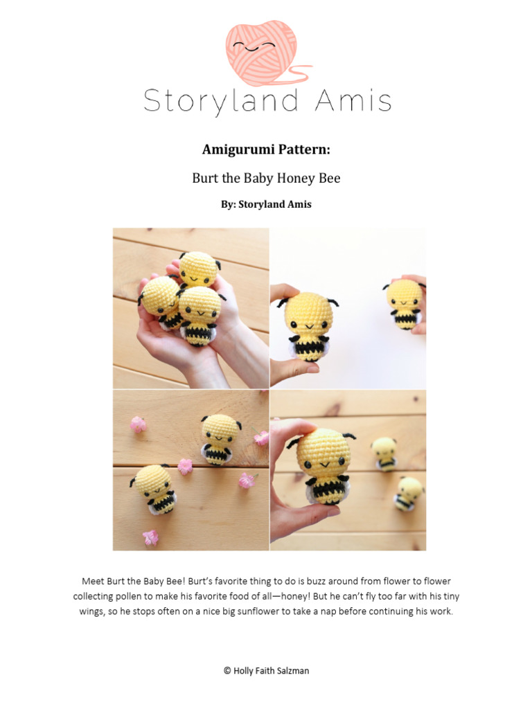 Baby Bee Am I Guru Mi Pattern | PDF | Crochet | Textiles
