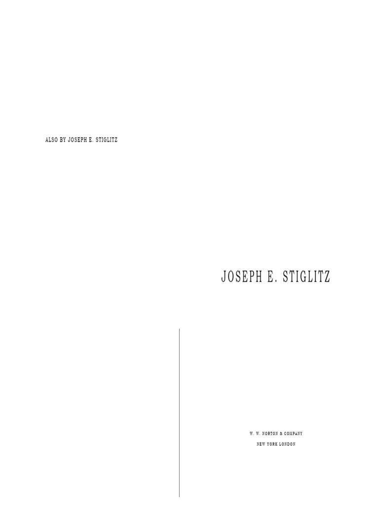 Making Globalization Work - Joseph E. Stiglitz | PDF | Globalization ...