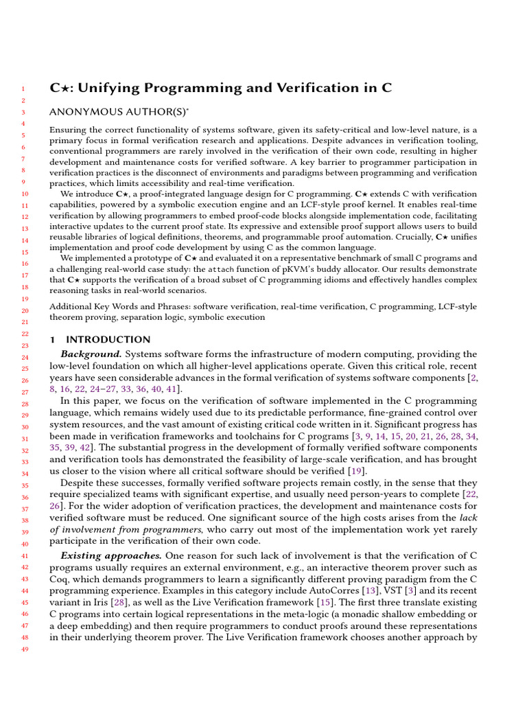 Pldi25 Paper579 | PDF | Formal Verification | First Order Logic
