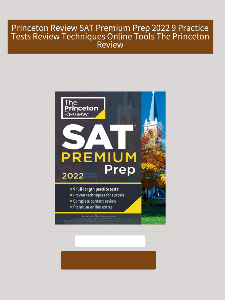 Download full Princeton Review SAT Premium Prep 2022 9 Practice Tests ... Download full Princeton Review SAT Premium Prep 2022 9 Practice Tests ...