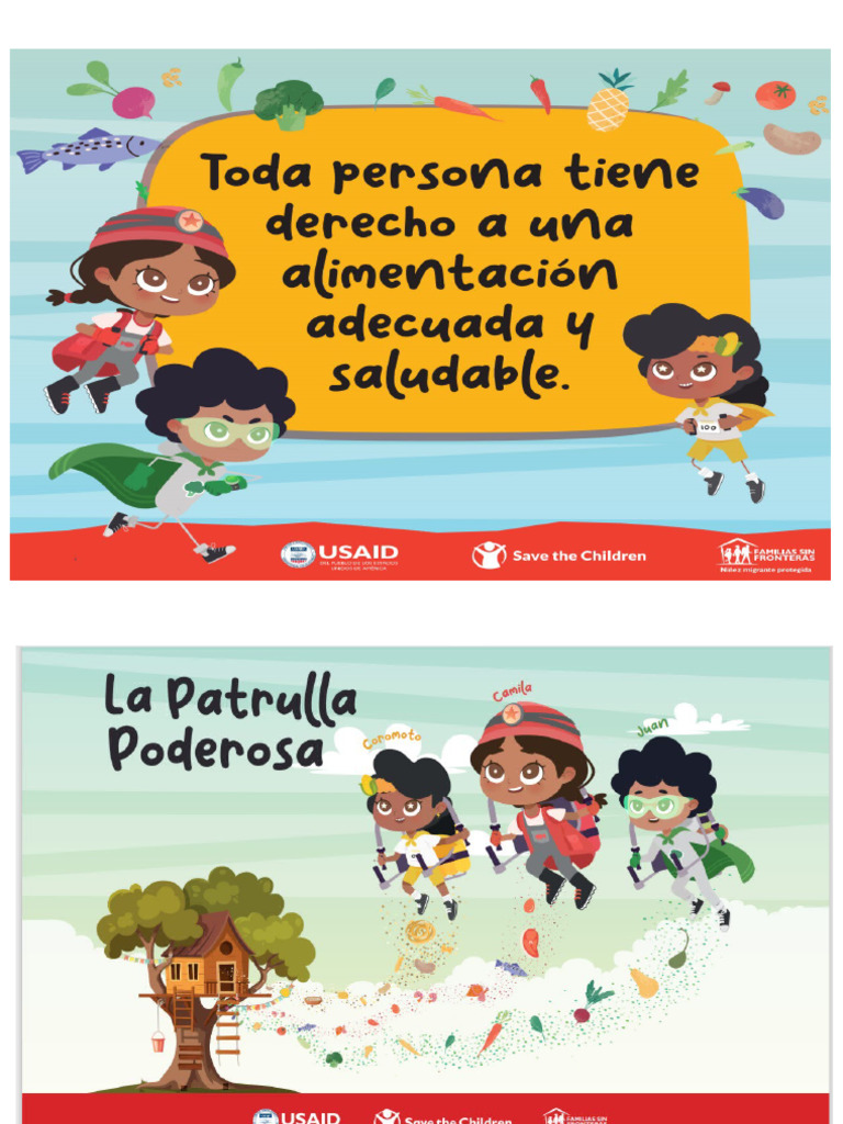 Guion Nutrición Patrulla Poderosa - Nna - Escuelas 27.03.23 | PDF