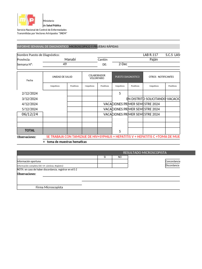 Sem 49 | PDF | Especialidades Medicas | Epidemiología