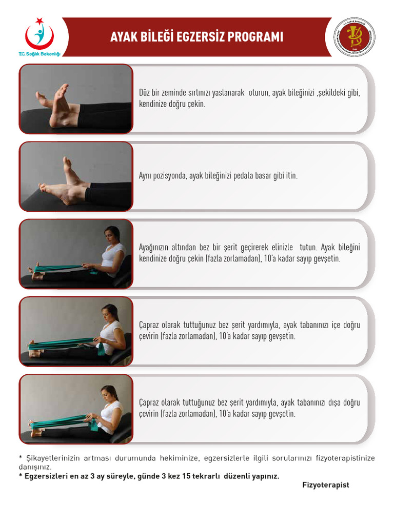Ayak Bilegi Egzersiz Programipdf | PDF