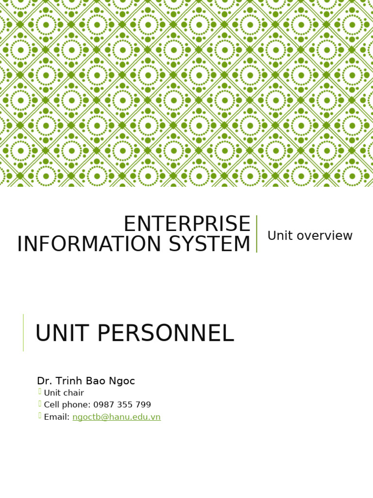 Eis Week01 Unit Overview Fall2024 Pdf Lecture Information
