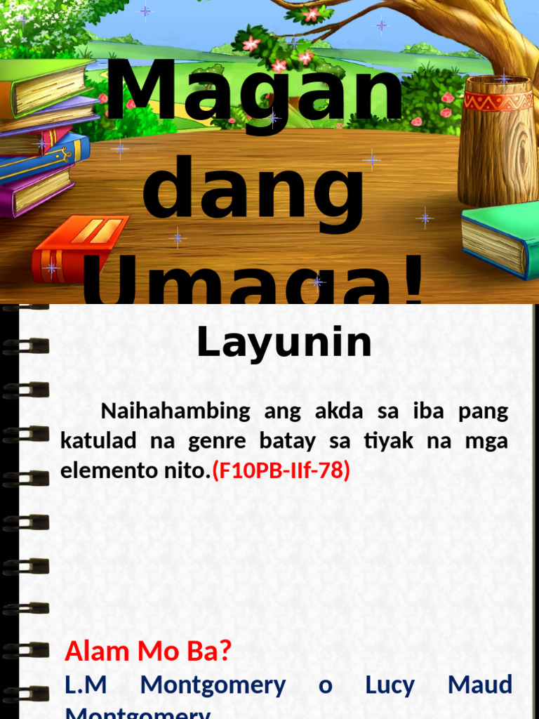 Q2 WK 5.1 Si Anne NG Green Gables | PDF