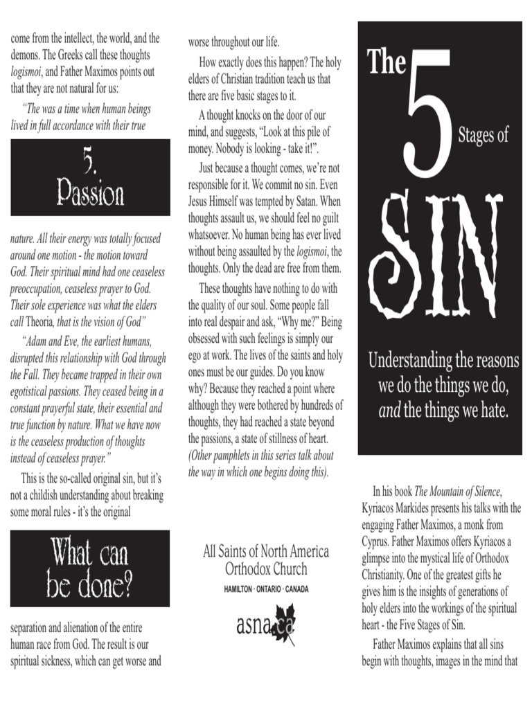 five-stages | PDF | Sin | Theology