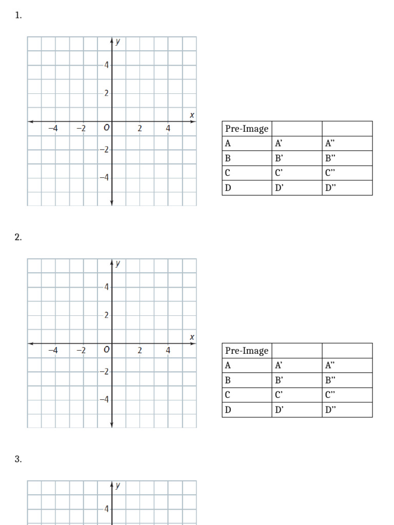 Sequences of Transformations | PDF