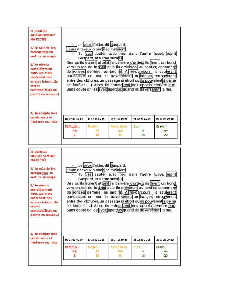 Dictée | PDF