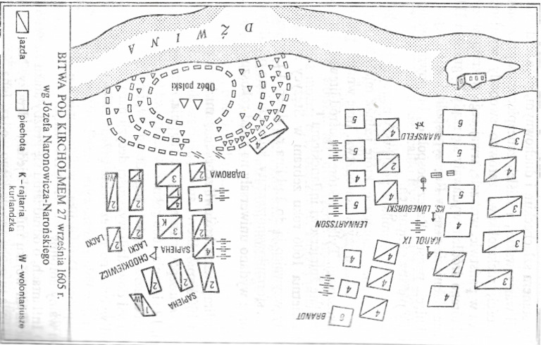 Mapa 4 Bitwa Pod Kircholmem 1605 R. 2 | PDF