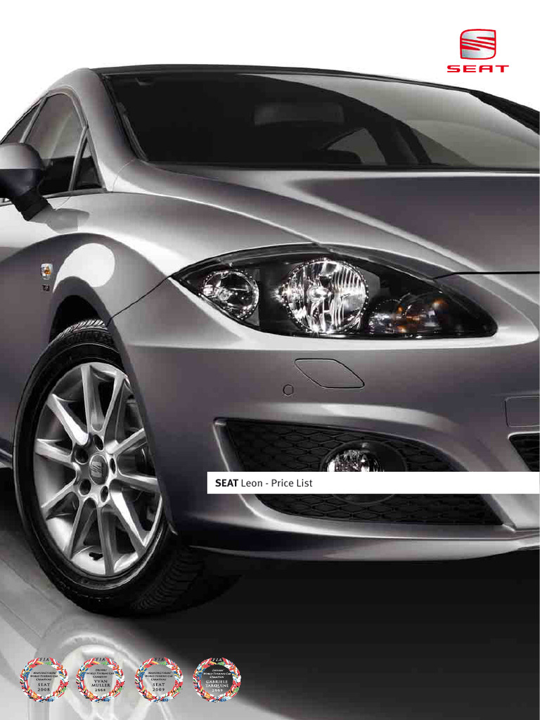 SEAT Leon - Price List - John Clark Motor Group | PDF | Fuel Economy In ...