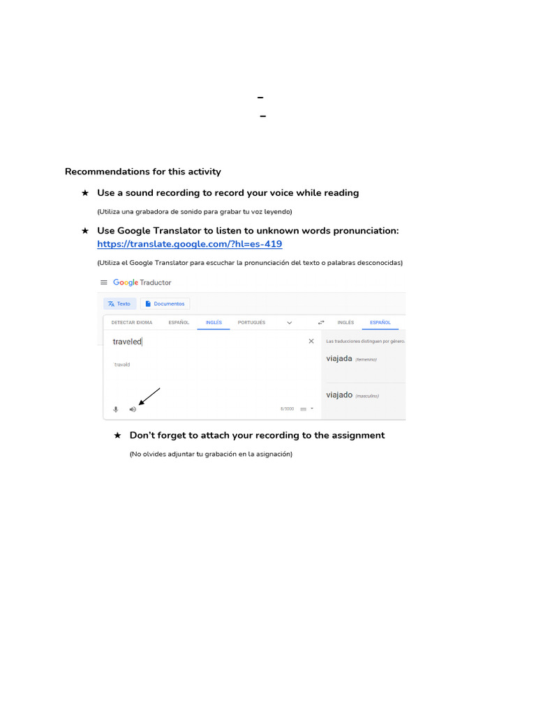 Simple Past - Regular Verbs - Reading (1) | PDF