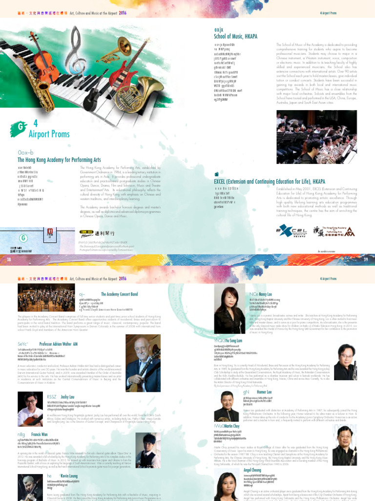 Hong Kong Academy for Performing Arts Overview | PDF | Orchestras ...