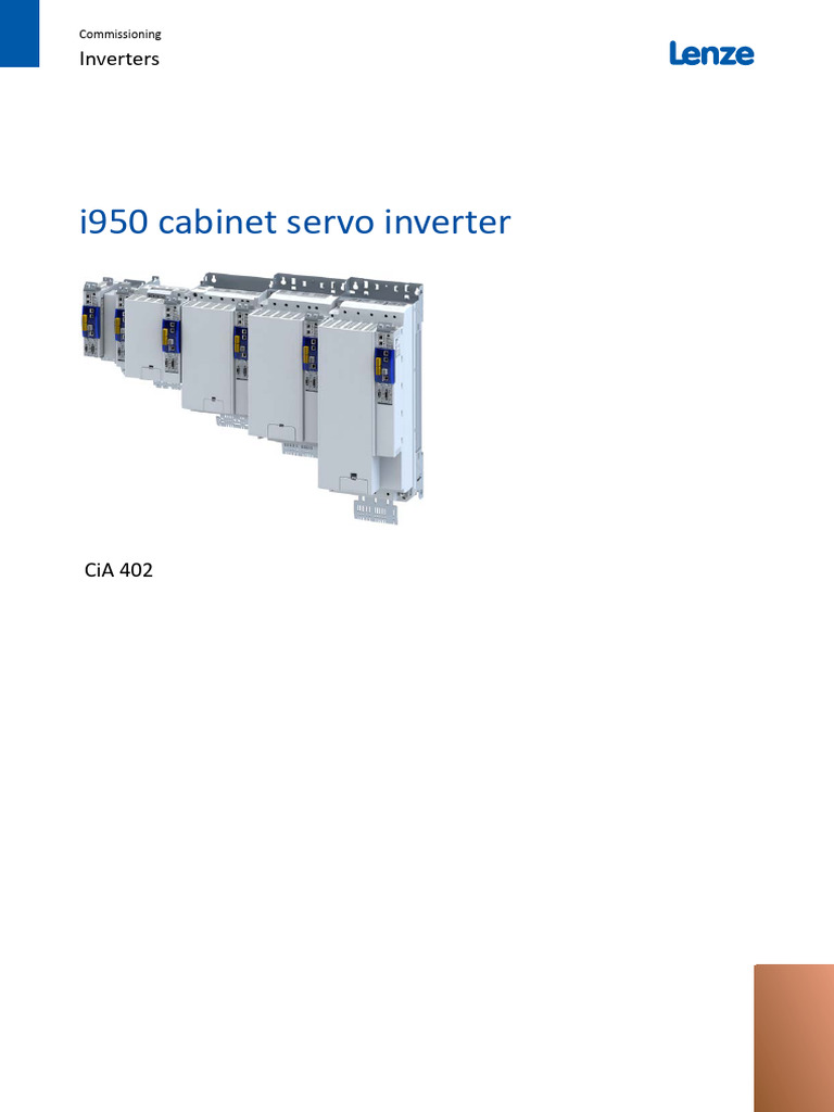 Commissioning_i950_cabinet_servo_inverter__EN | PDF | Electrical ...