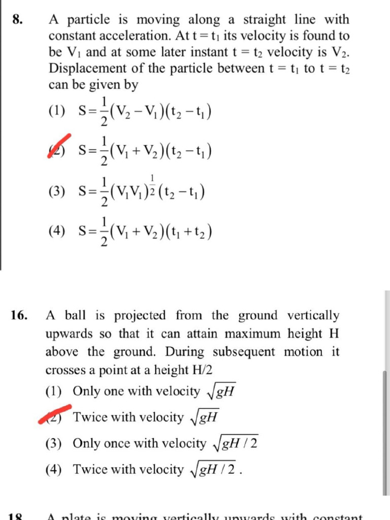 Kinematics and Dynamics Problems Explained | PDF | Velocity | Acceleration