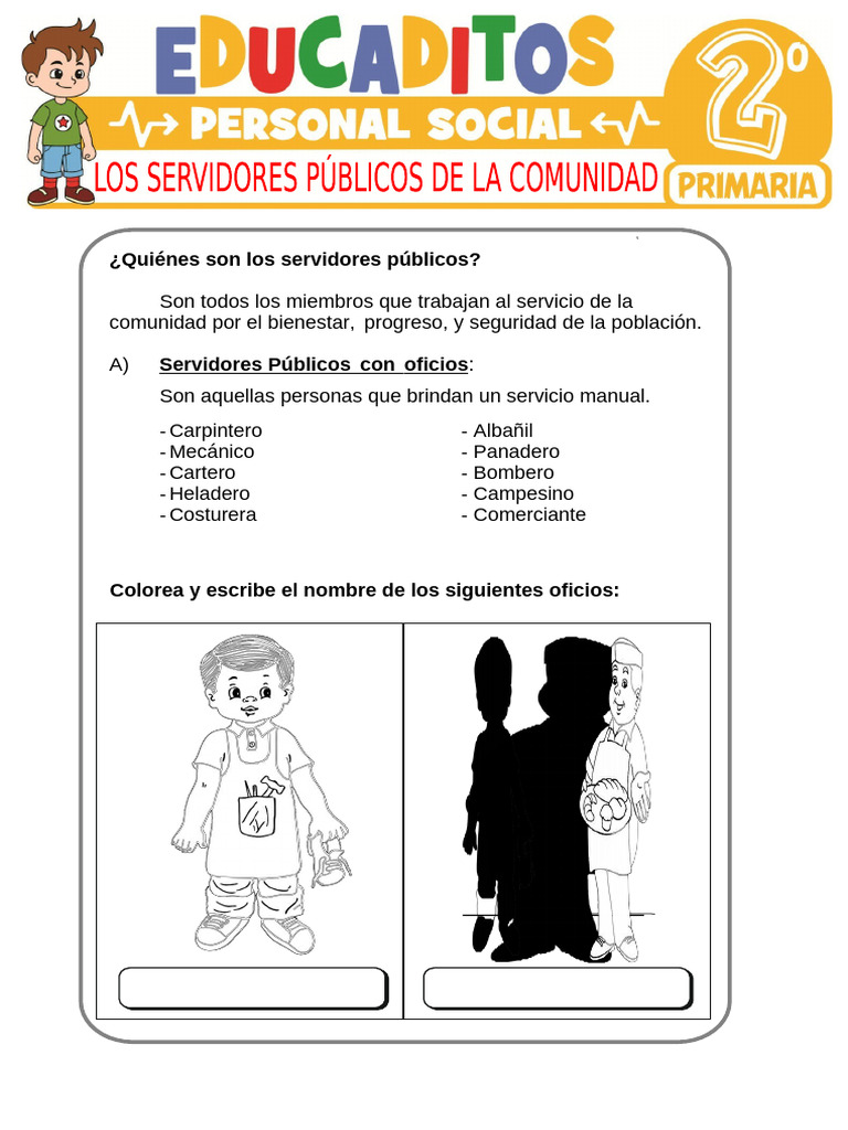 Servidores Públicos en la Comunidad | PDF