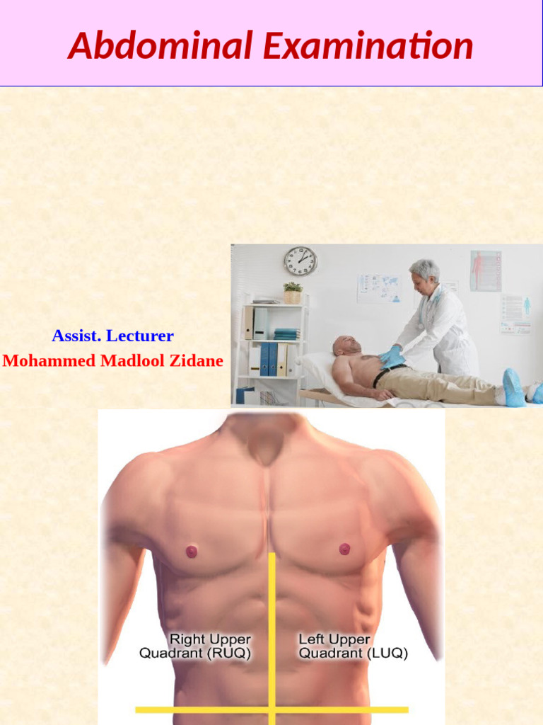 Comprehensive Guide to Abdominal Examination | PDF | Abdomen | Medical ...