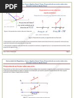 Proyección de Vectores: Fórmulas y Ejemplos | PDF | Vector Euclidiano ...