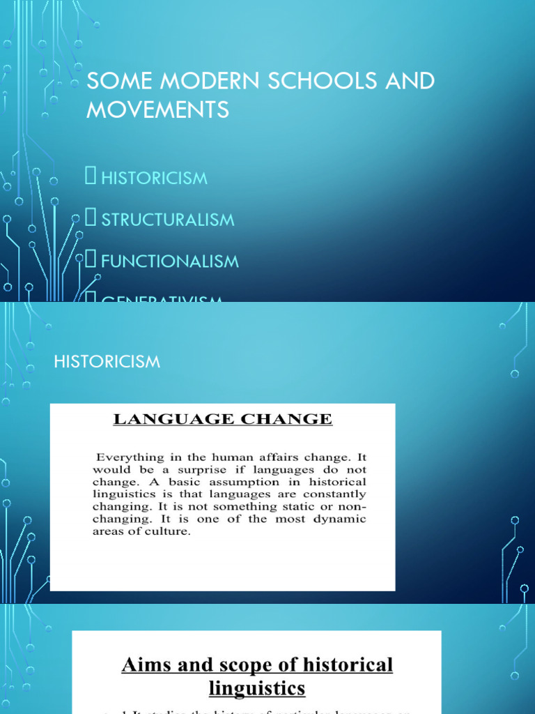SOME MODERN SCHOOLS AND MOVEMENTS PP | PDF