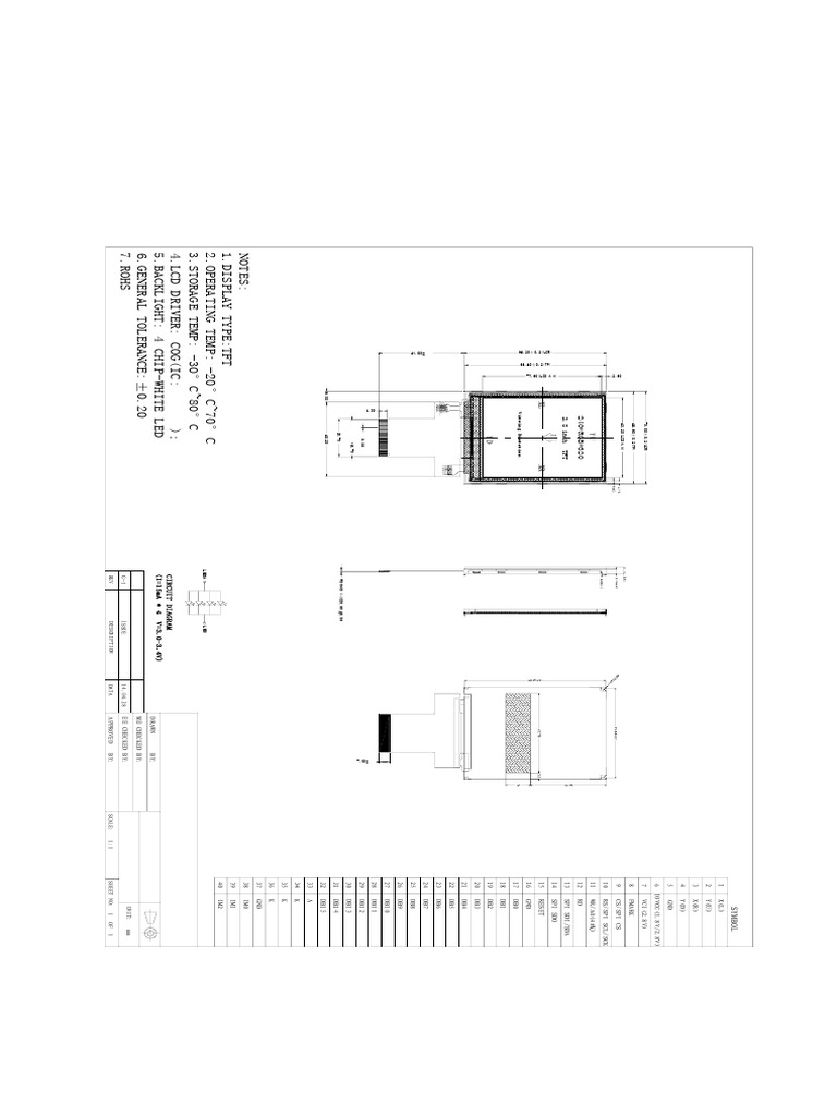 2 8inch Rpi Lcd A Panel Dimension 50690849 Pdf Electronics